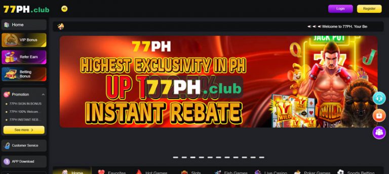 77ph — Claim Your Free 777! Register Now! - 77ph Casino