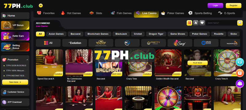 77ph — Claim Your Free 777! Register Now! - 77ph Casino